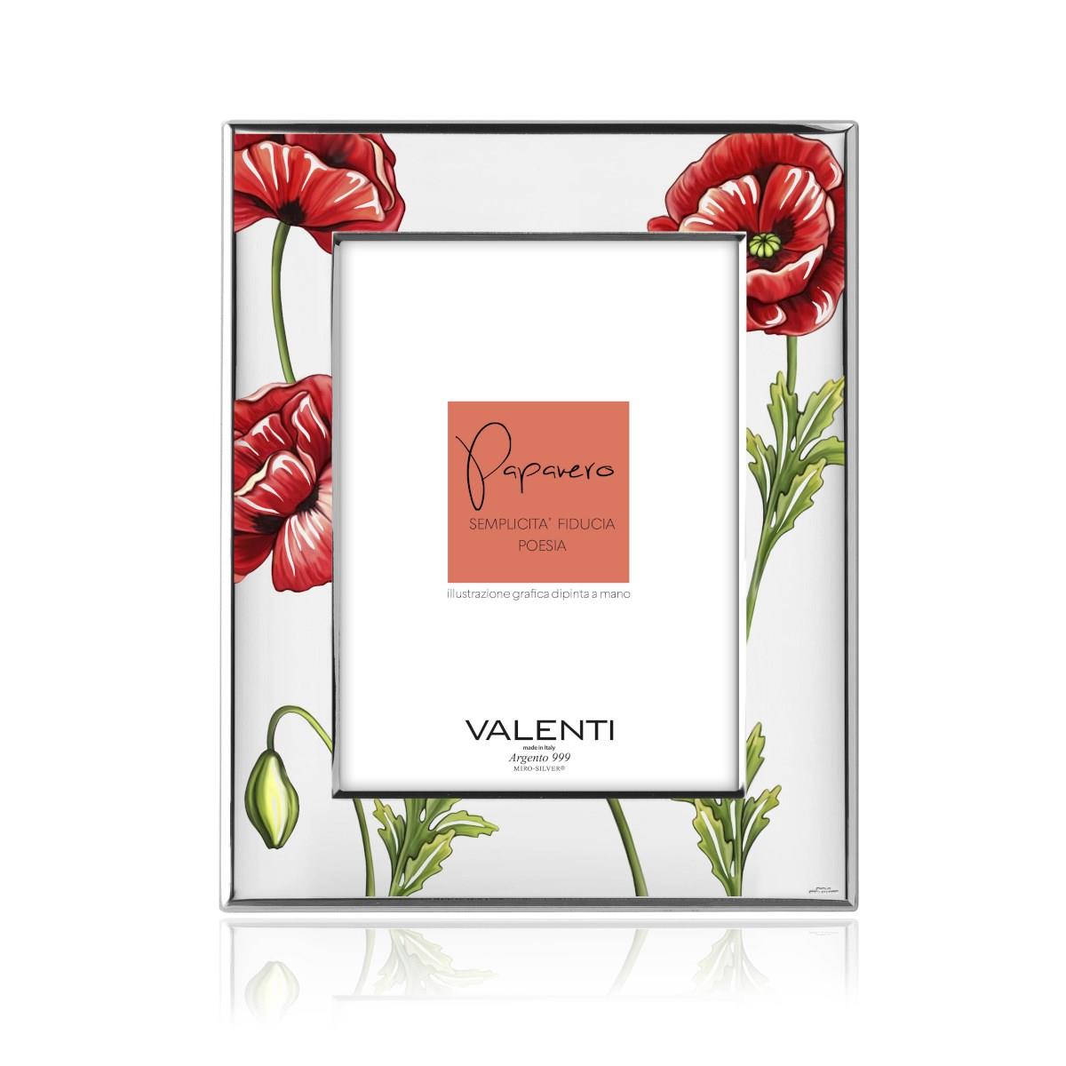 Cornice Standard Papavero 9X13 VALENTI 52110 3lbi Cornice 9X13 In Pvd
